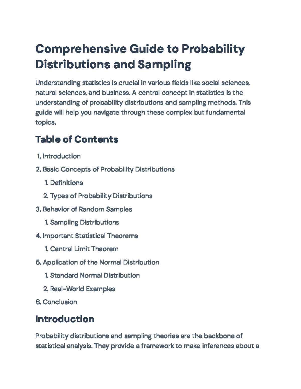 Comprehensive Guide to Probability Distributions and Sampling Methods ...