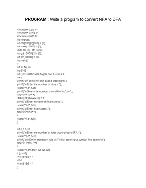 CD Practical File - zxzx - Compiler Design Lab - Studocu