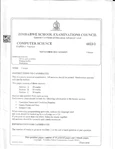 ZIMSEC 6023 Computer Science A Level Exam Paper 1 - 2022 - Studocu
