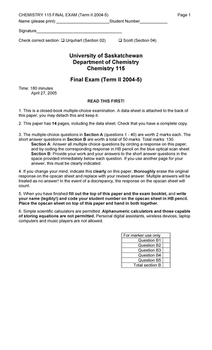 My cheat sheet on CHEM 112: essential concepts and formulas - Studocu