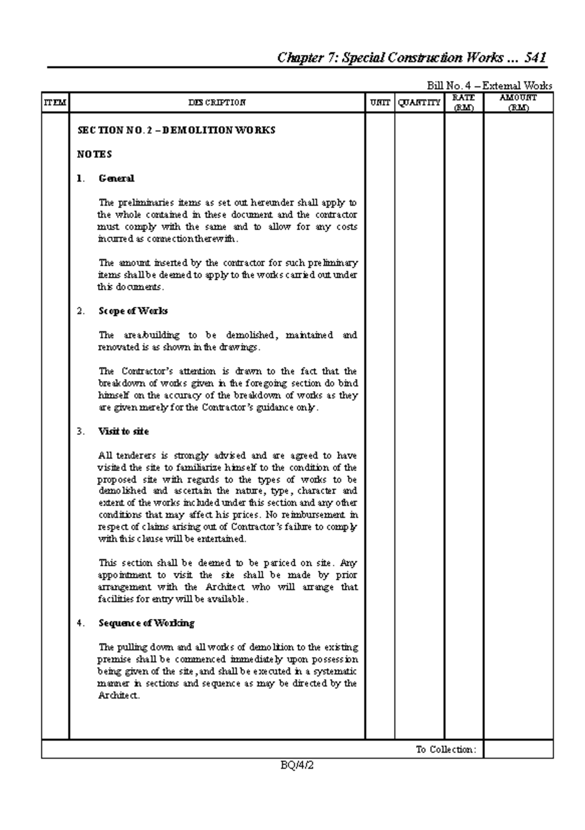 Demolition Works - Detailed Notes for External Projects - Studocu