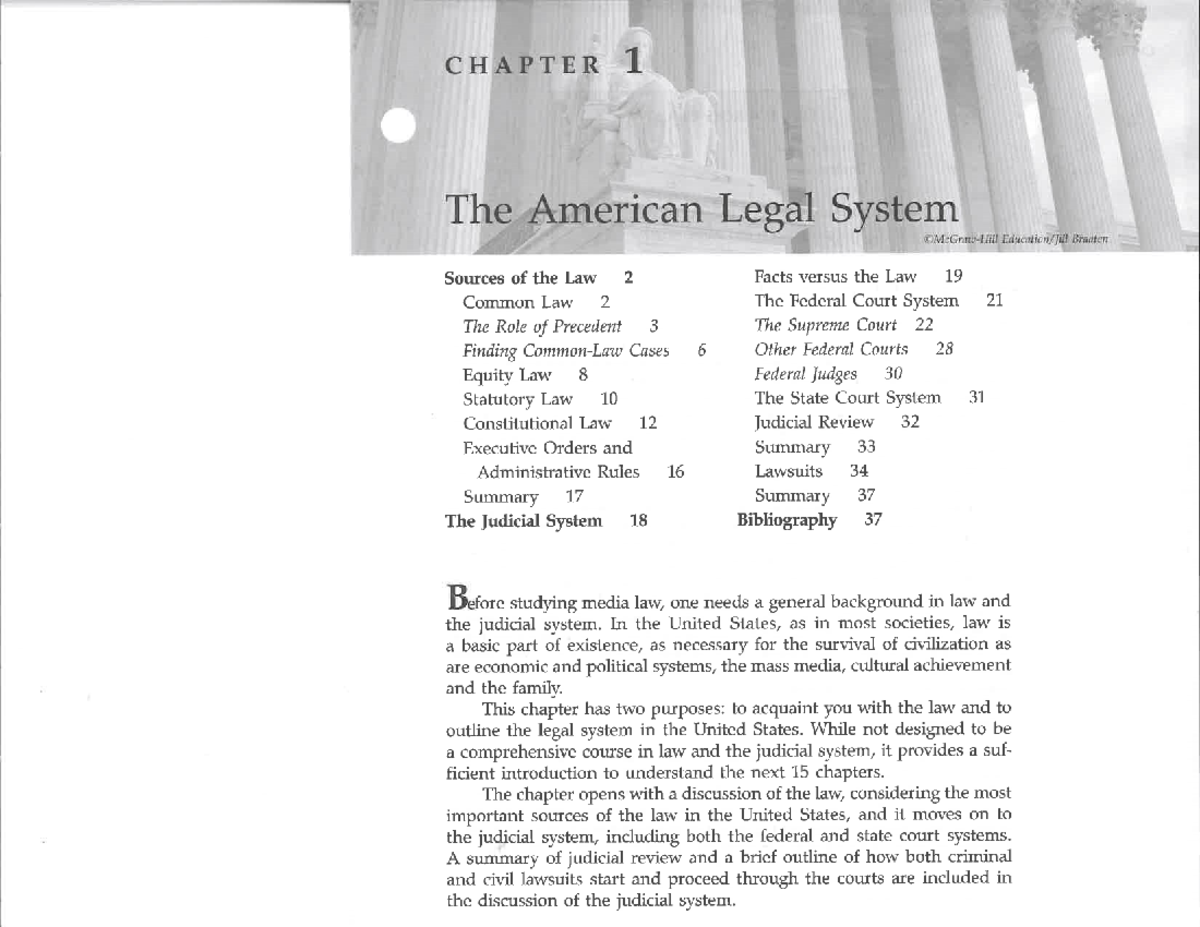 Final Exam Review for ABC111: The American Legal System Overview - Studocu