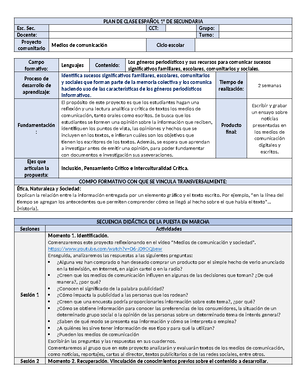 5to Grado Enero - 06 Un presente y futuro sin discriminación (2023-2024 ...