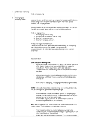 [Solved] Welke specifieke begeleidingsmethodieken zijn er in de zorg - verzorgende 3 ig ...