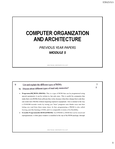 Computer Organization and Architecture - CST202 - KTU - Studocu