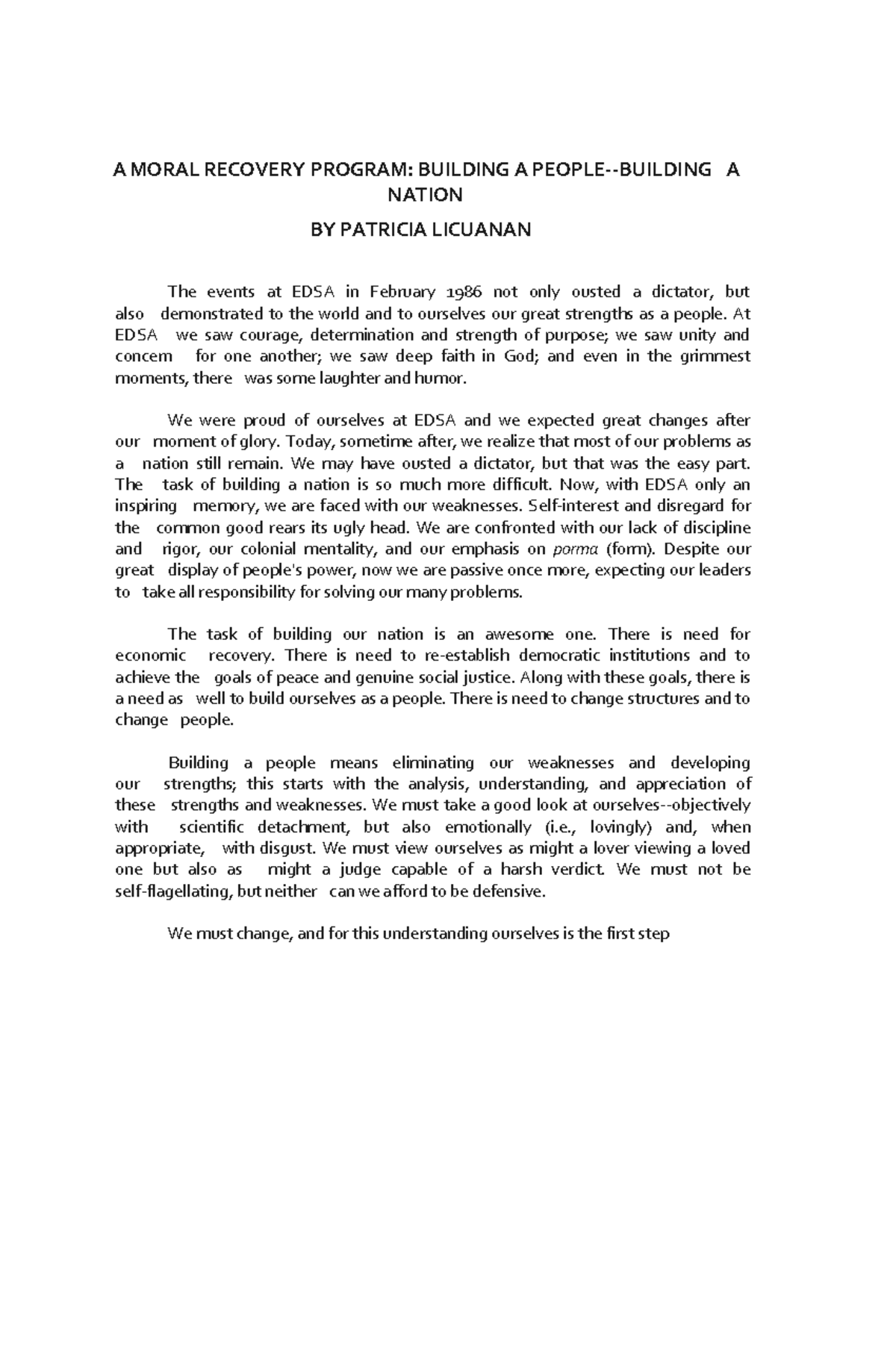 A Moral Recovery Program PDF - A MORAL RECOVERY PROGRAM: BUILDING A ...