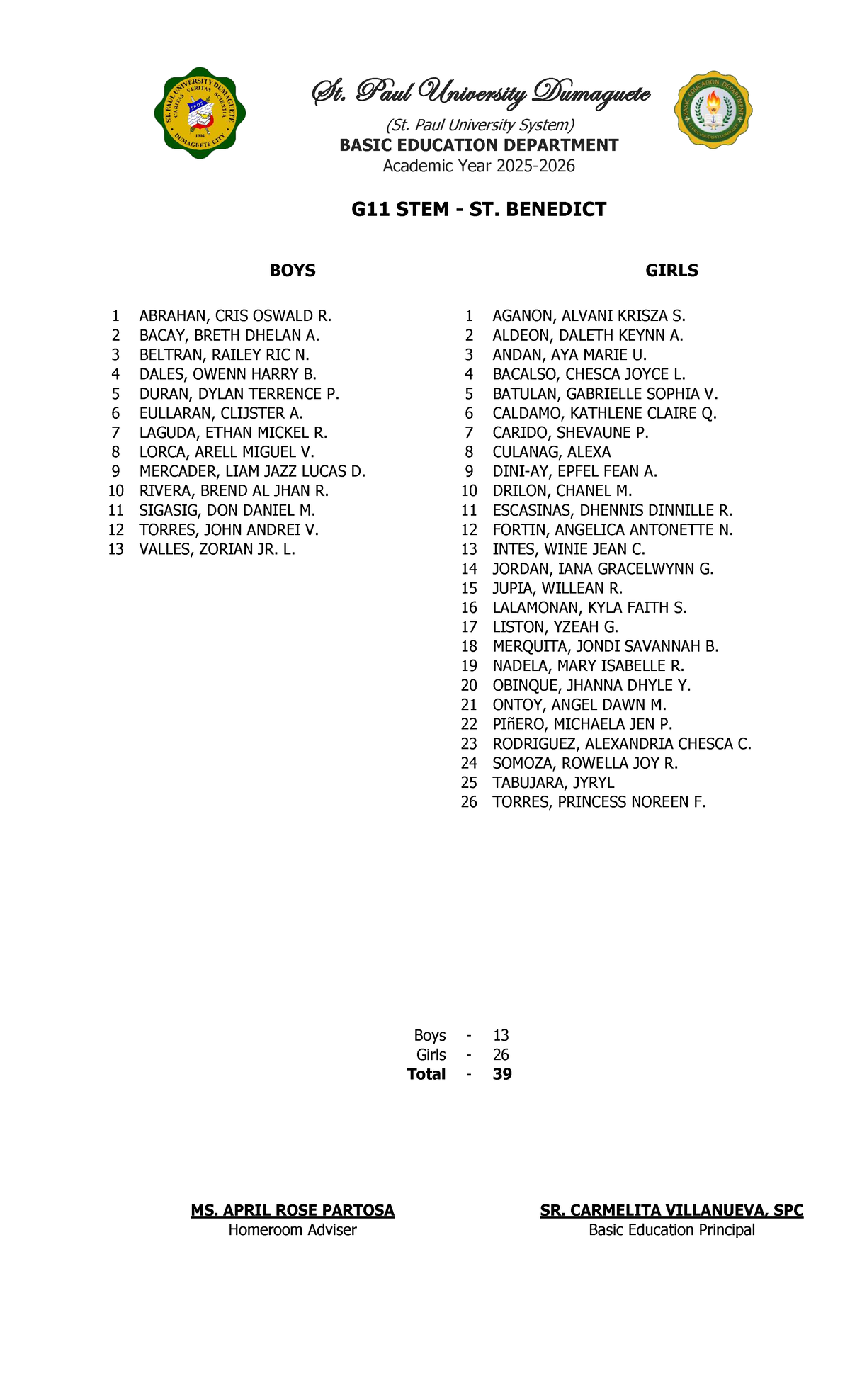 G11 STEM Sectioning Overview - Revised for AY 2023-2024 - Studocu