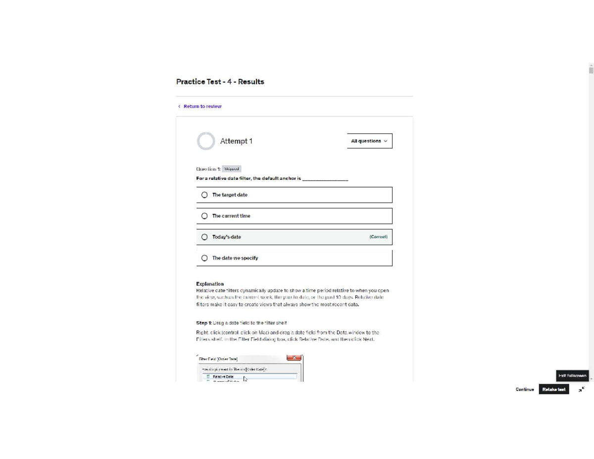 Tableau Practice test 4 - Quantitative Data Analysis - Studocu