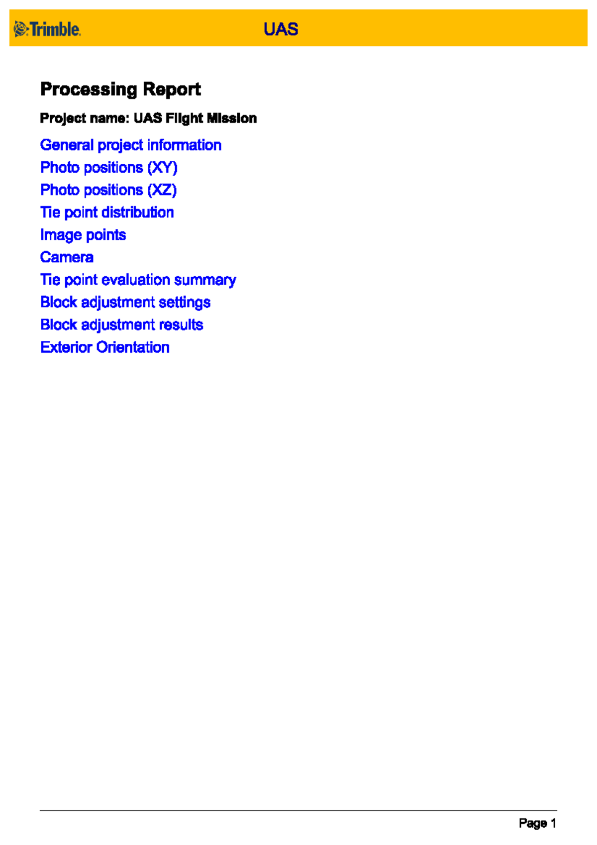 Adjustment Report UAS Flight Mission 2024-12-03 13-54-30 - Page 1 ...