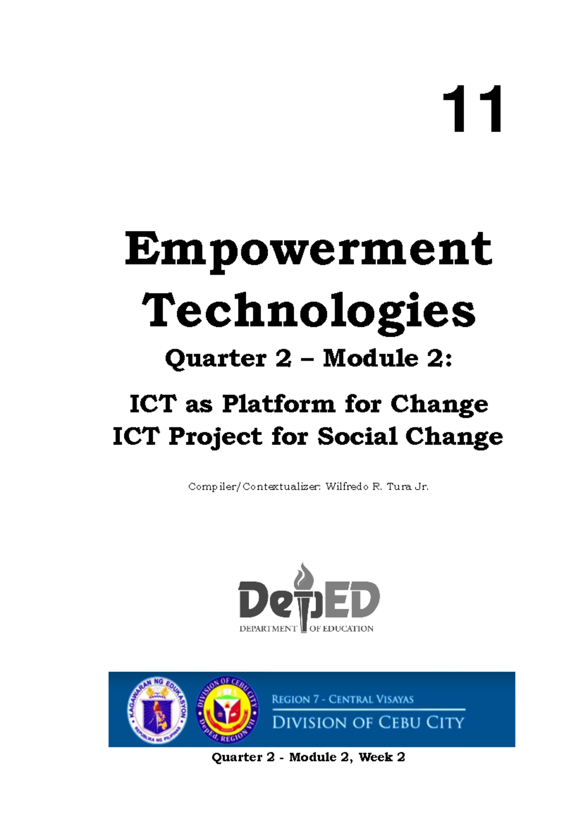 Empowerment Tech Q2: Module 2 - ICT for Social Change Insights - Studocu