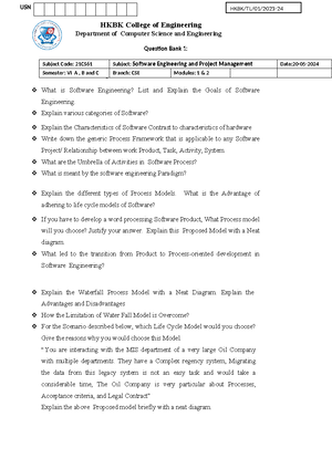 SEPM Module 2 - LECTURE NOTES ON SOFTWARE ENGINEERING AND PROJECT ...