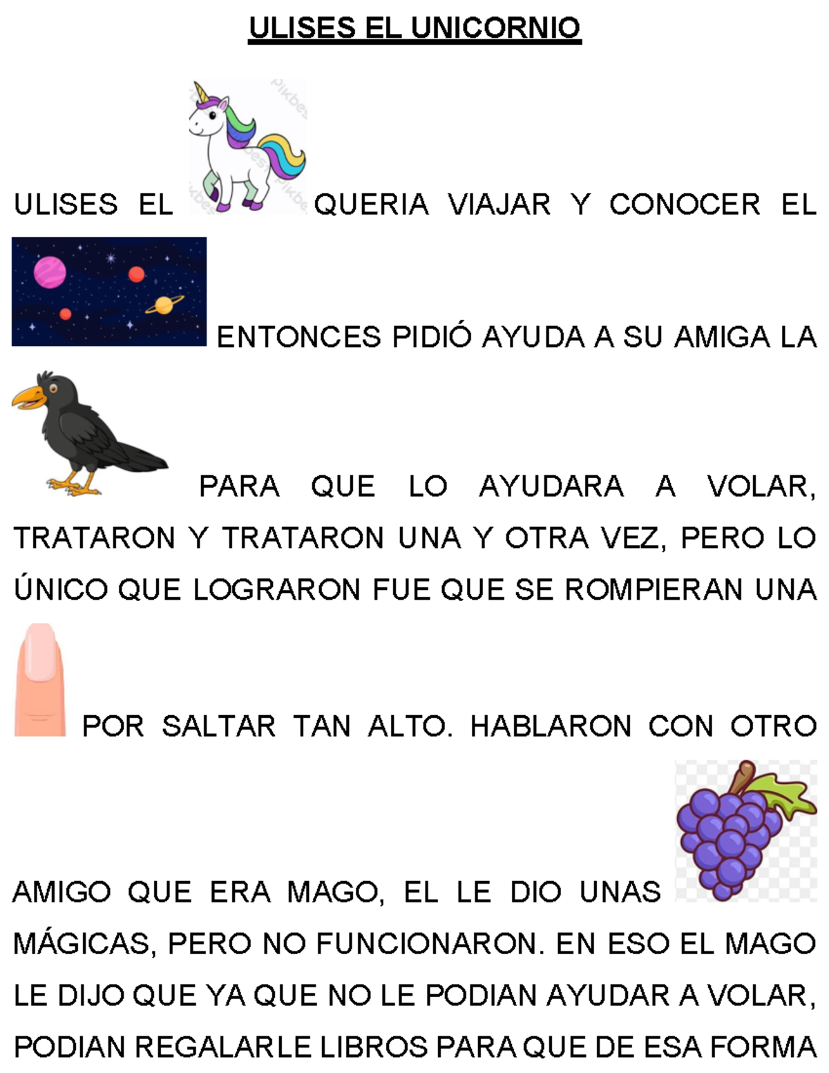 ULISES EL UNICORNIO: AVENTURAS Y DESAFÍOS EN SU VIAJE - Studocu