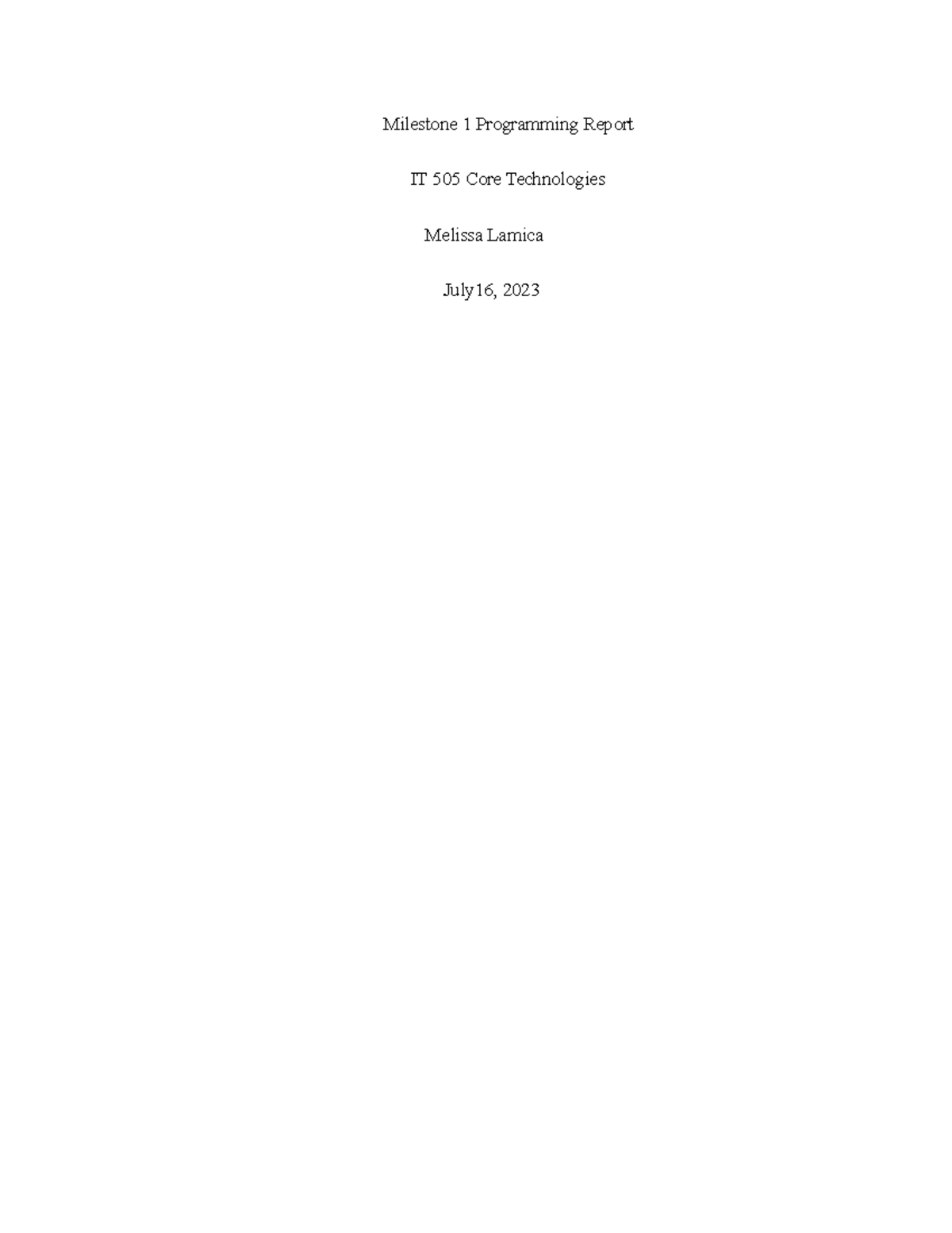 IT 505 Milestone 1: Modifying JavaScript for OS Upgrade Message - Studocu