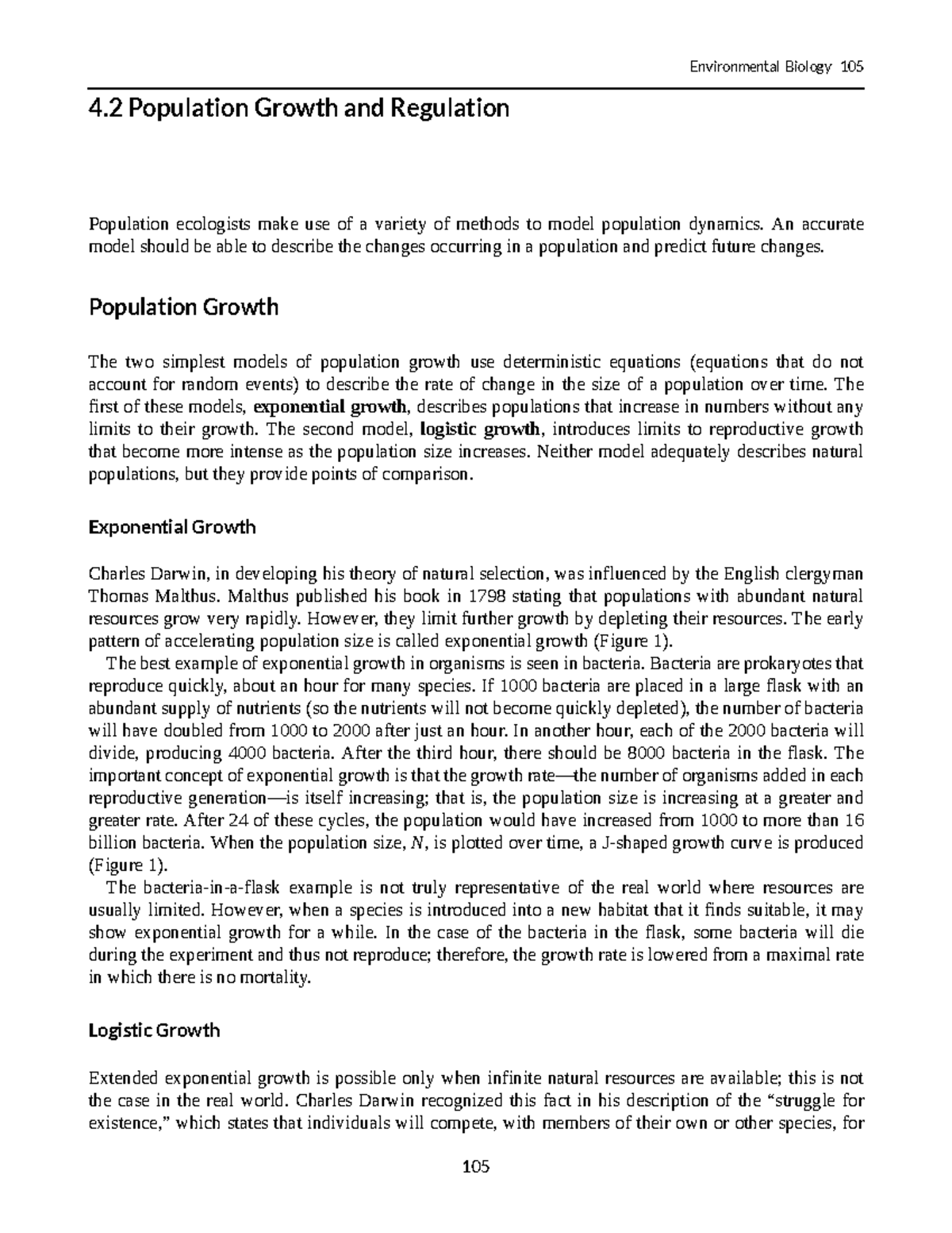 Population Dynamics: Exponential and Logistic Growth Models in Ecology ...