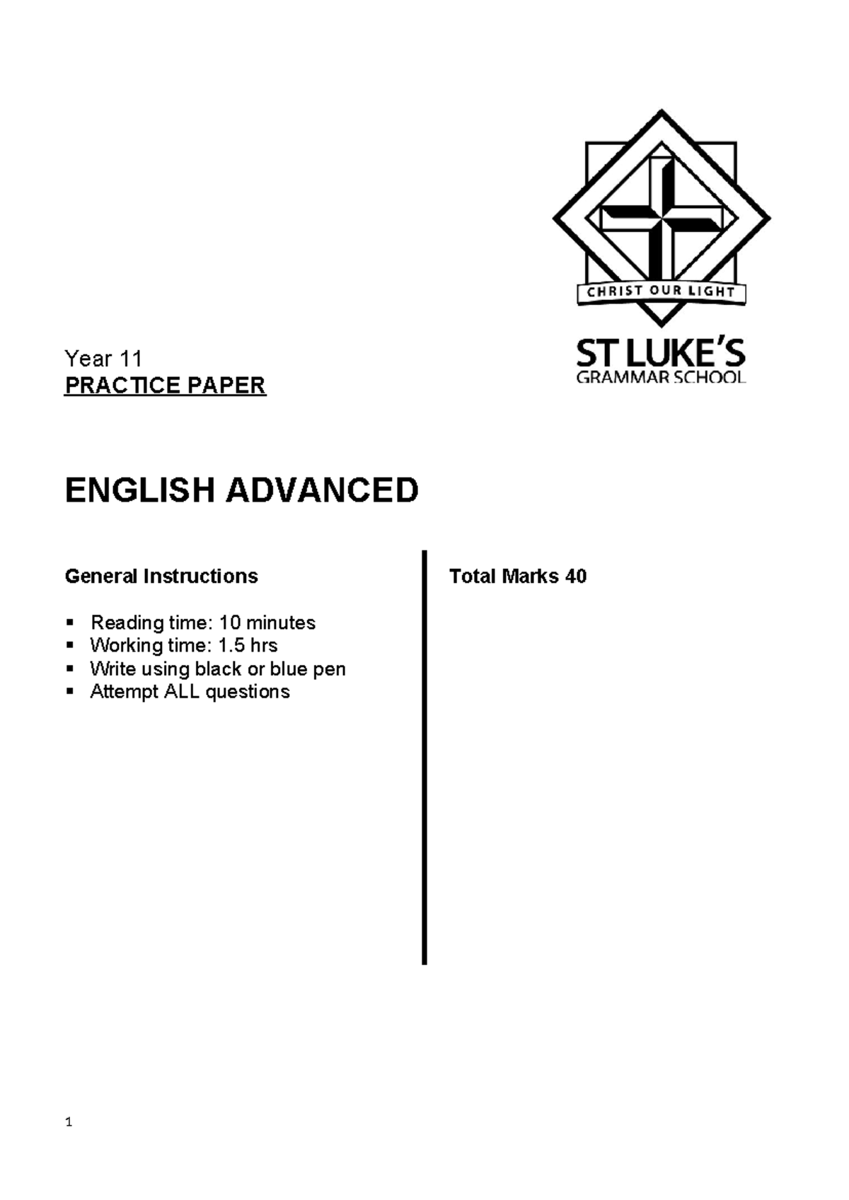 Y11 English Advanced Practice Paper 2025: Learning Through Struggle ...