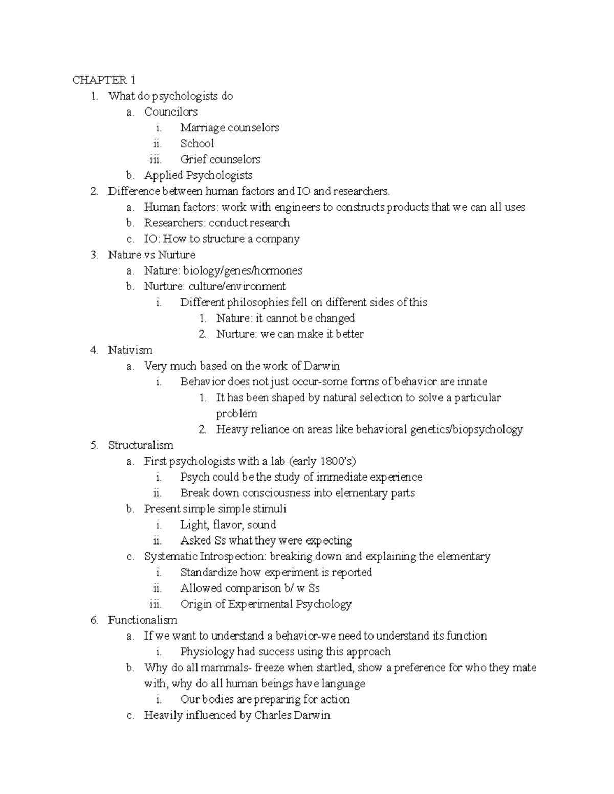Chapter 1 notes - This is a lecture series detailing an introduction to ...