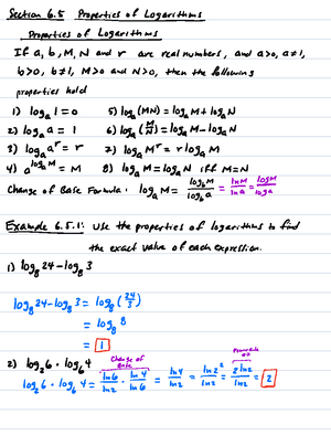 Logarithmic and Exponential Equations Practice Problems - Ltionb - Studocu