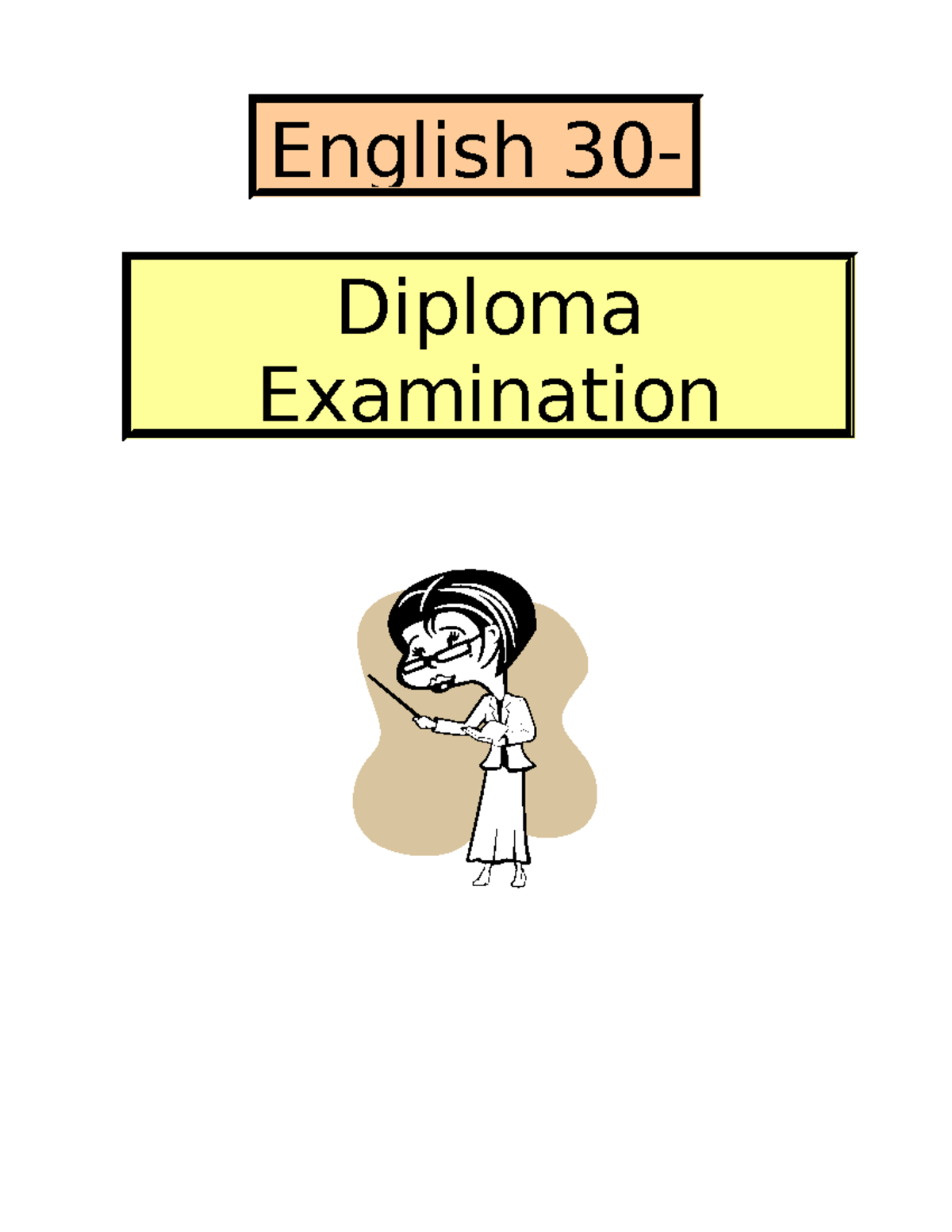 English 30-2 Diploma Exam Prep Booklet: Key Strategies & Tips - Studocu