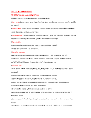 [Solved] Introduce students to the academic writing genre Introduce ...