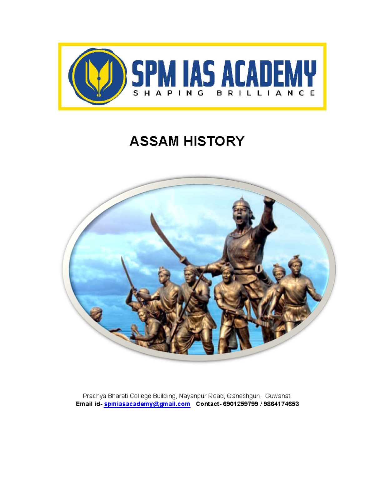 Assam History: Comprehensive Study Guide - SPM 2023 - Studocu