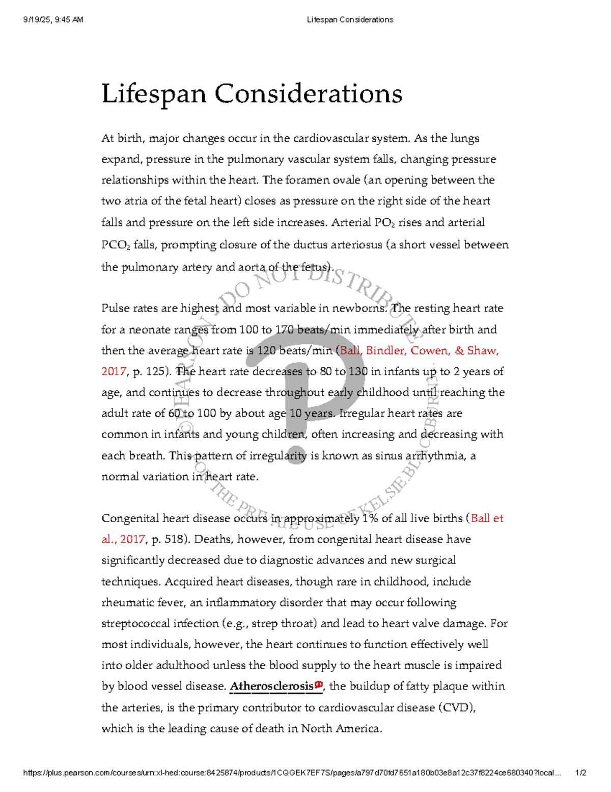 Lifespan Considerations in Cardiovascular Health: Key Insights (KBURN3 ...