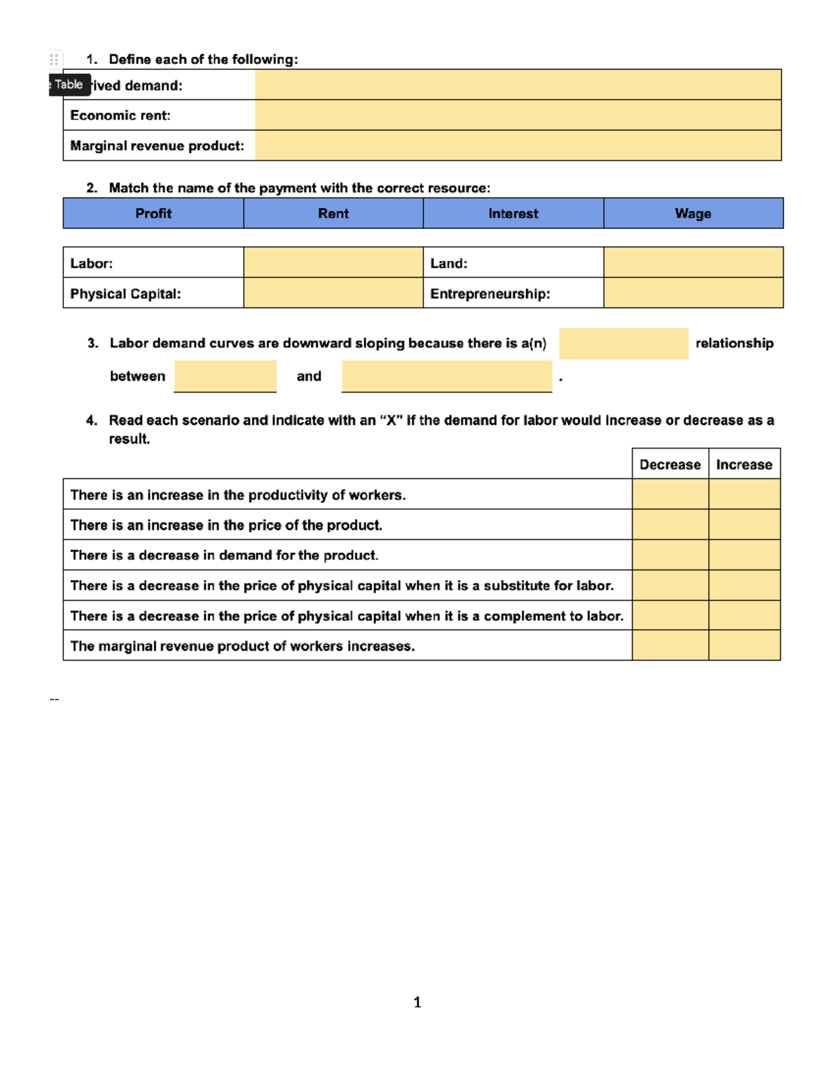 AP+Microeconomics+Unit+5+Reading+Guide - 1. Define each of the ...