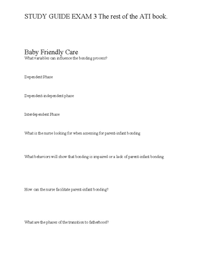 [Solved] For each assessment finding click to specify if the finding is - Maternal Infant ...