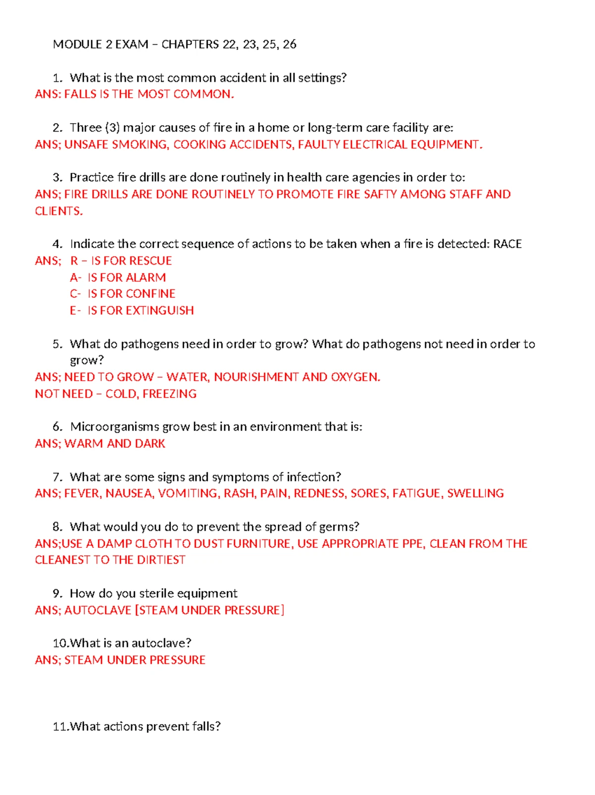 Module 3 test A - Module 3- Body Systems Test A V ardiovascular System ...