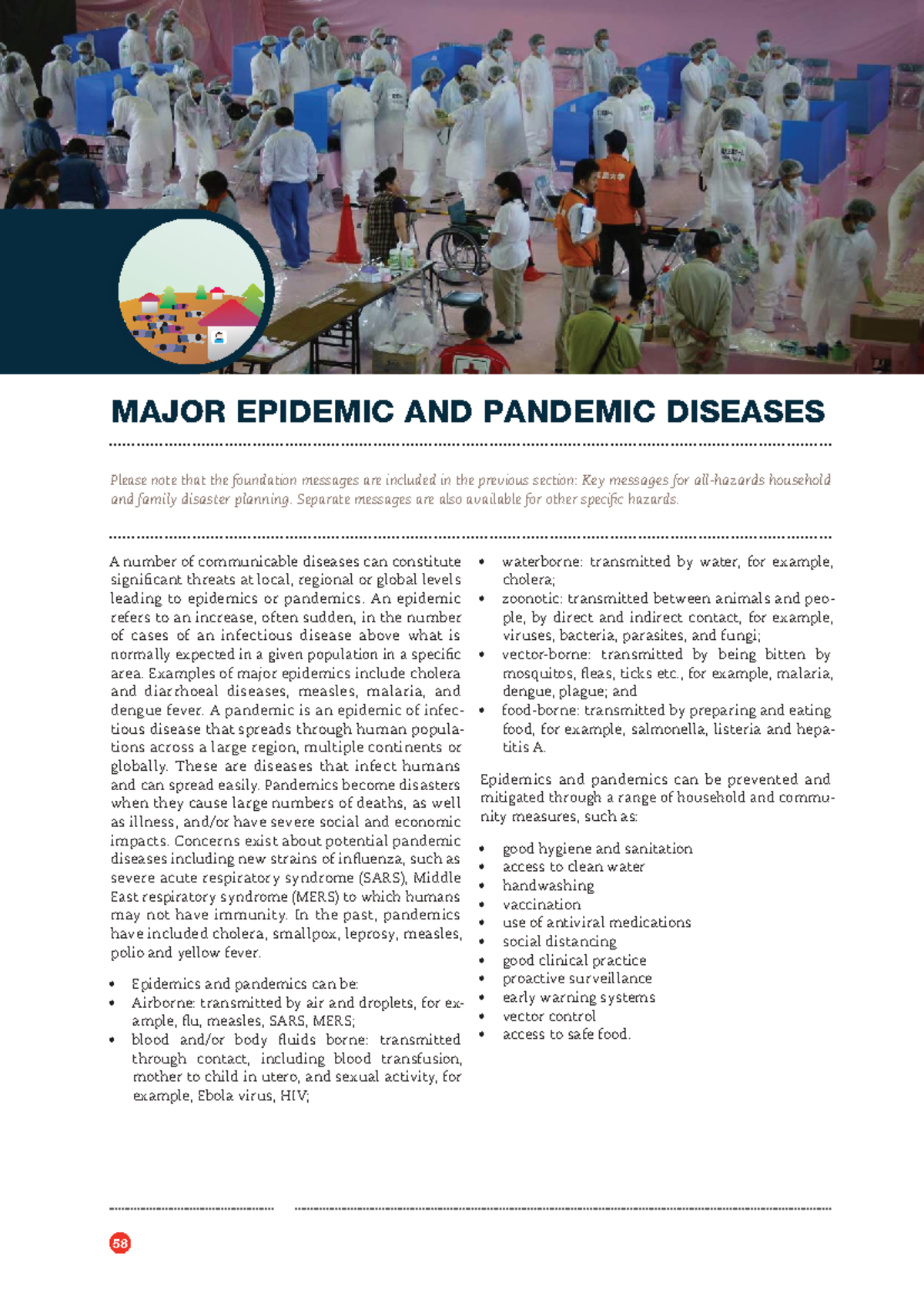 Epidemic and Pandemic Preparedness: Key Messages and Strategies (IFRC ...