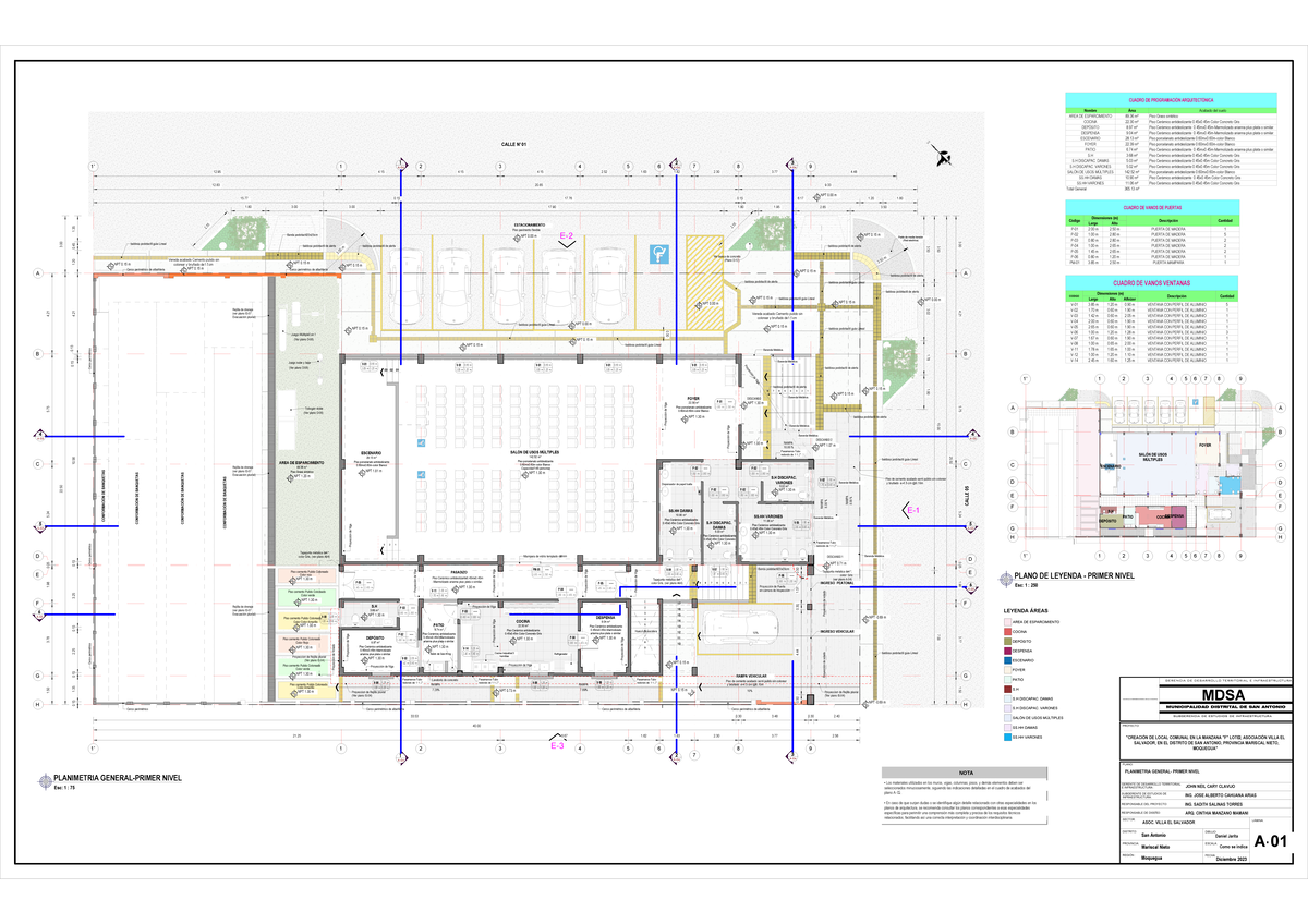 CUADRO DE PROGRAMACIÓN ARQUITECTÓNICA - PROYECTO LOCAL COMUNAL - Studocu