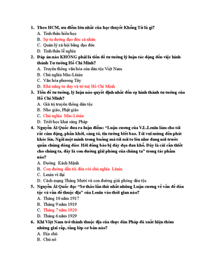 [Solved] Quan im ca H Ch Minh v tnh tt yu ca ch ngha x hi Vt Nam - Tư Tưởng hồ chí Minh ...