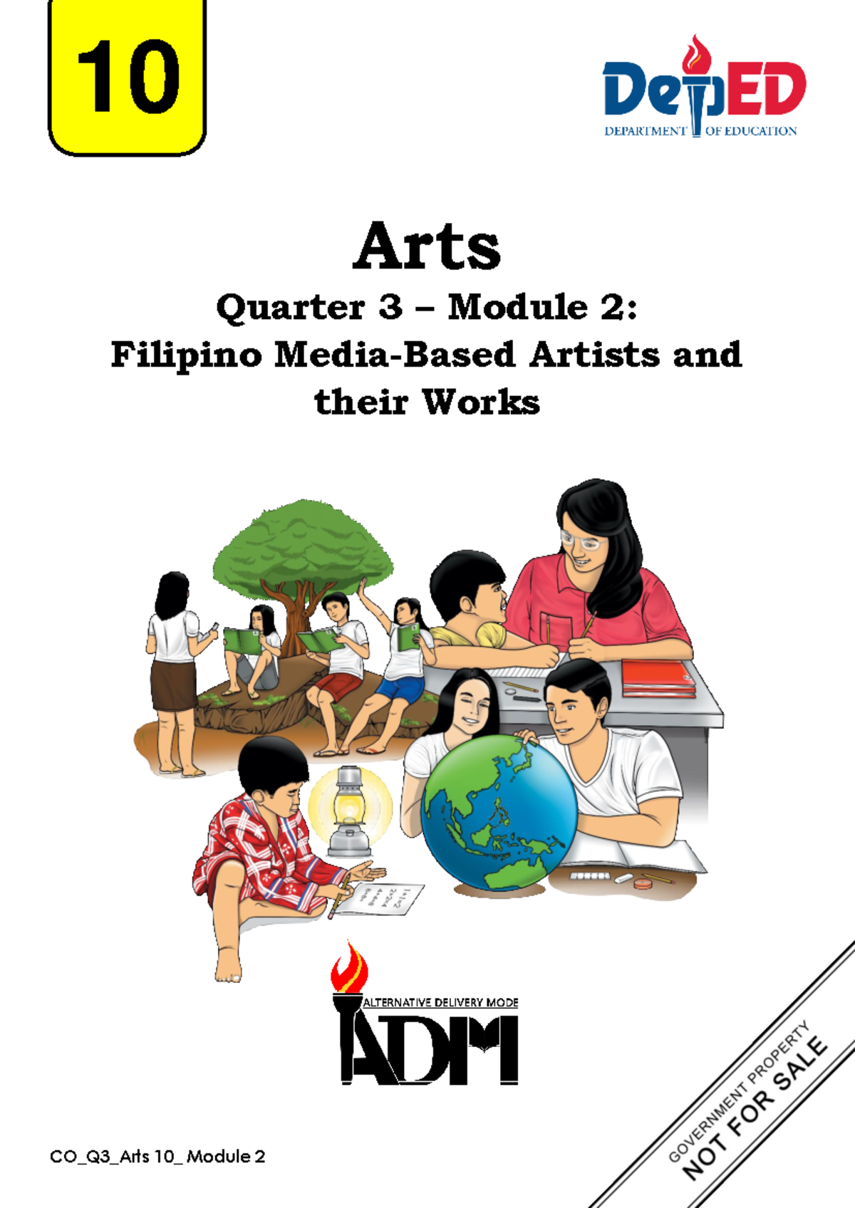ARTS10-Q3- Filipino Media-Based Artists and Their Works Module 2 - Studocu