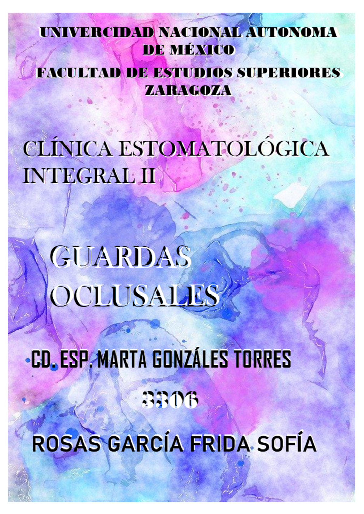 Guías de Uso y Aplicación de Guardas Oclusales en Odontología - Studocu