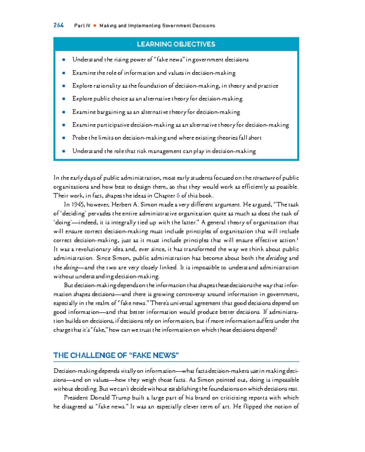 Decision-Making Theories in Public Administration (P art IV) - Studocu