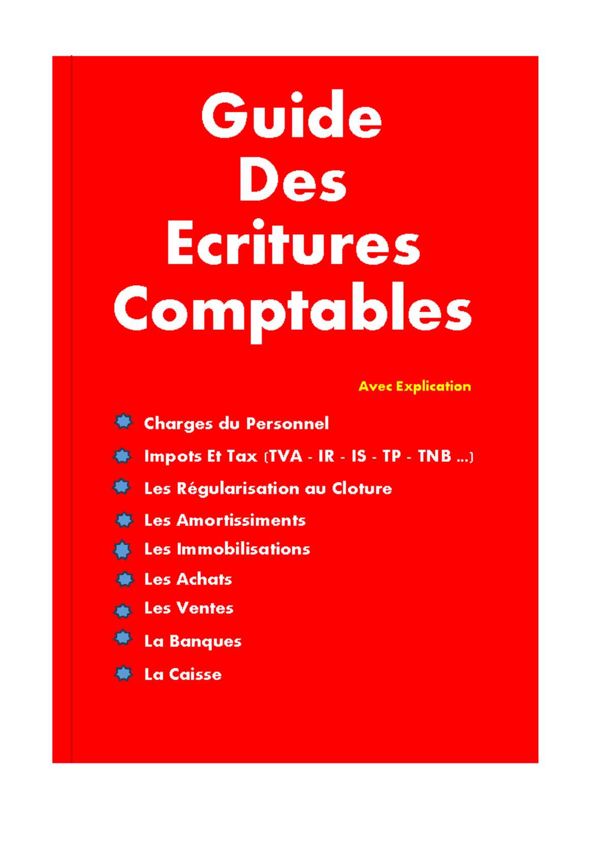 Guide des Écritures Comptables : Charges, Amortissements et TVA (CCT ...