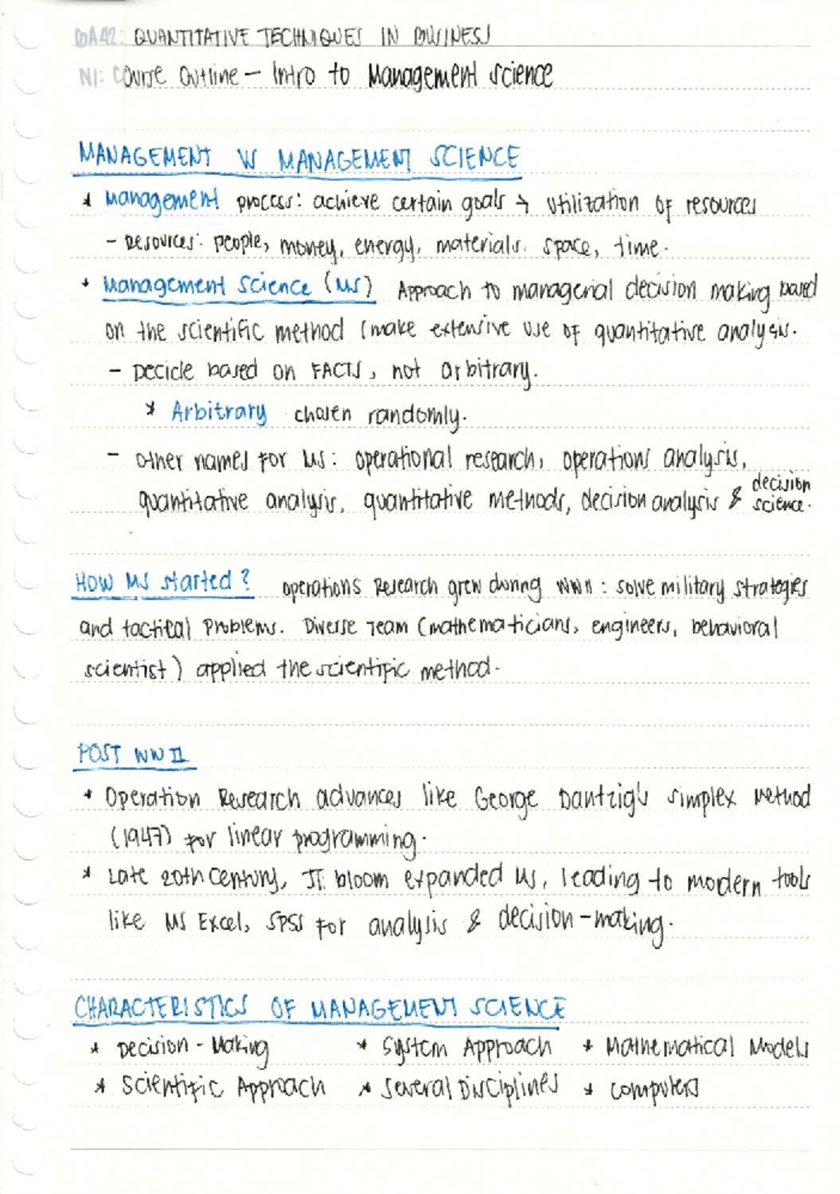 BA40: Management Science - Linear Programming Case Study Analysis - Studocu