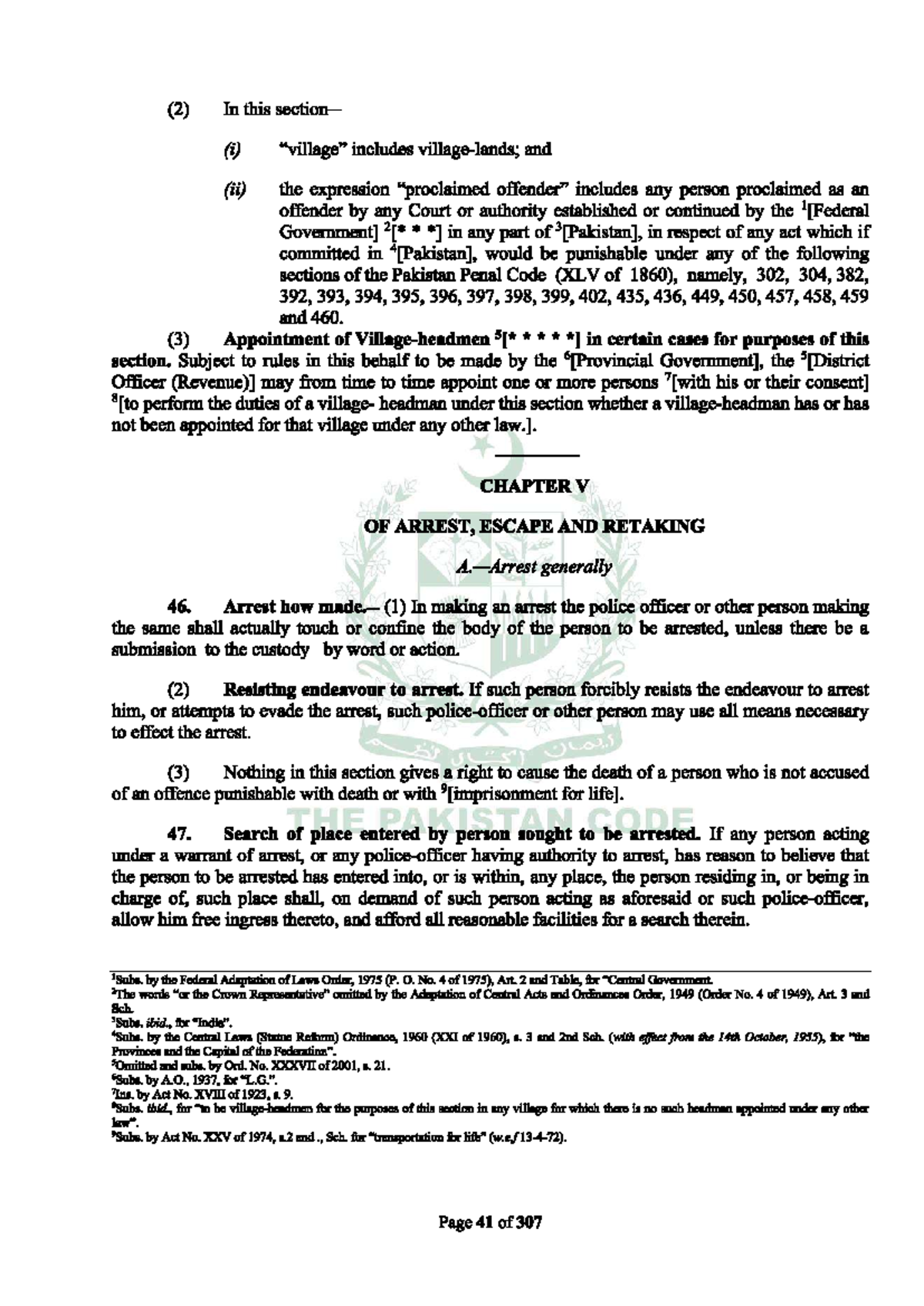 Arrest Procedures and Regulations - Notes (Law 101) - Studocu