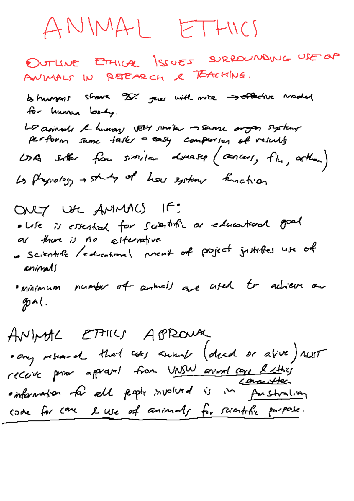 Animal Ethics PHSL2101 - ANIMAL ETHICS OUTLINE ETHICAL ISSUES ...