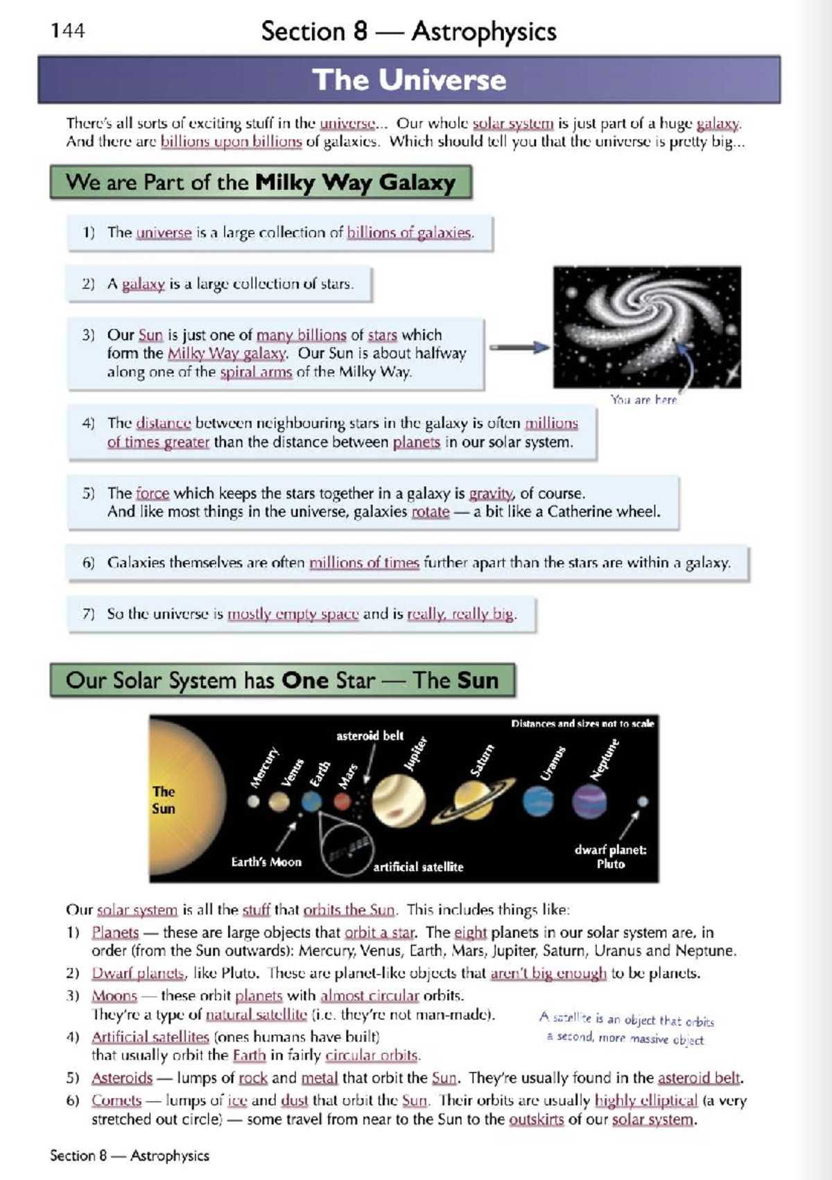 144 Section 8 Astrophysics: Exploring the Universe and Gravity - Studocu