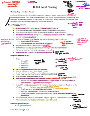 Module 12 Lecture Notes Elimination - TF Module 12 Lecture Notes ...