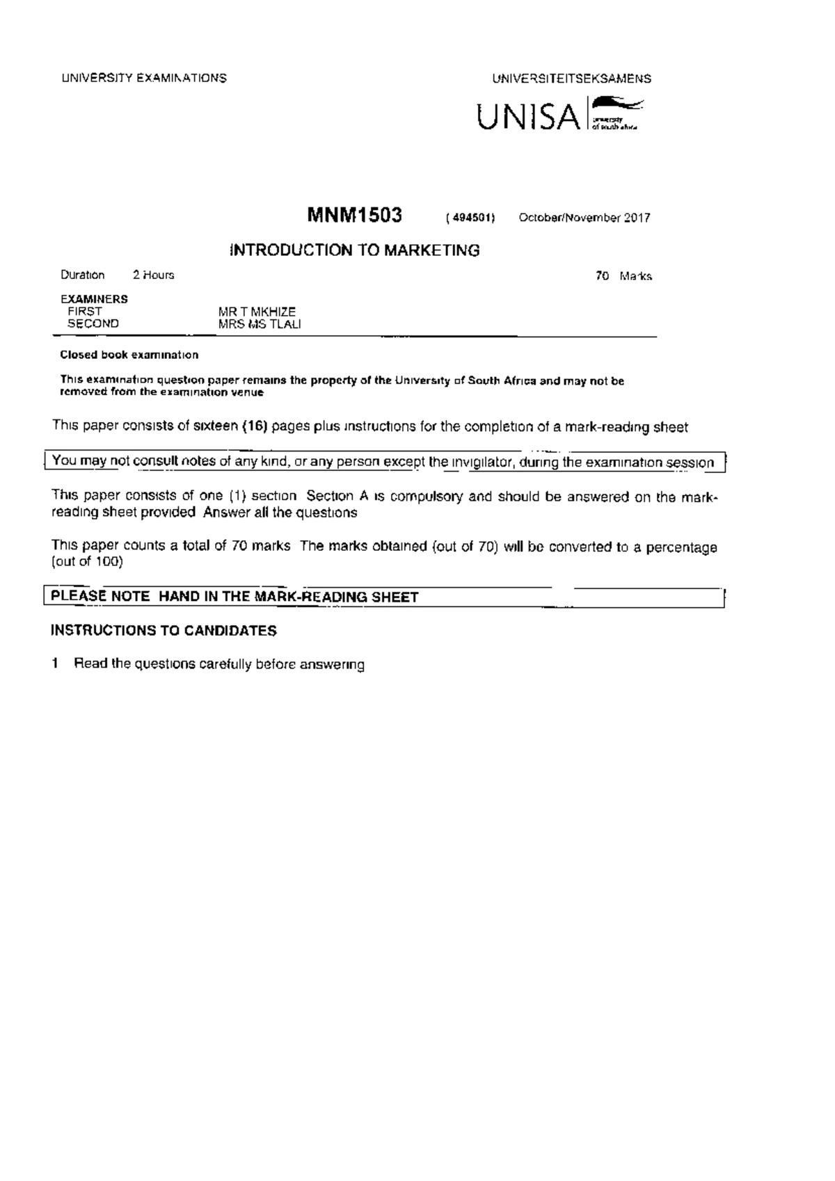 MAN 233 Hand in tutorial one - SAB revamping supply chain management ...