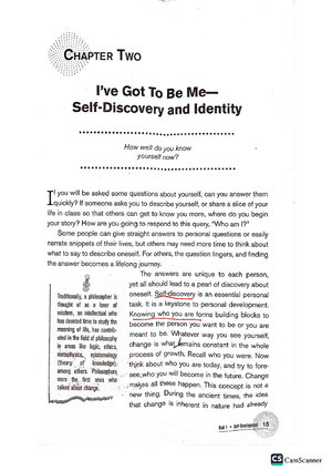 Module 1 Personal Development Summaries - PE AND HEALTH 12 Module 1 of ...