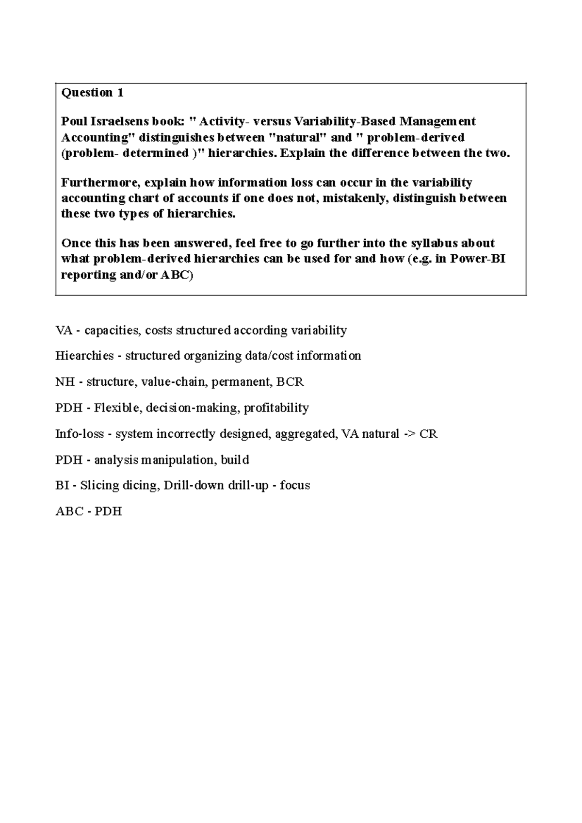 Variability Accounting Insights: Key Differences & Hierarchies (Course ...