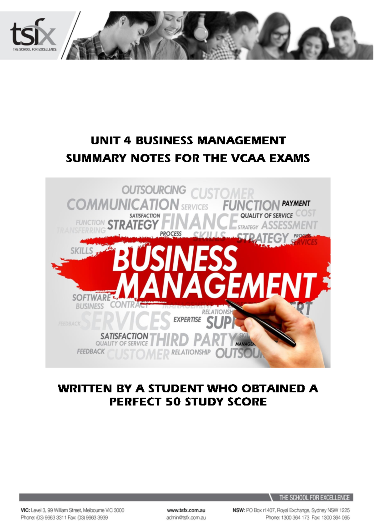 A+ Student Notes: Business Management Unit 4 AOS 1 - The Need for ...