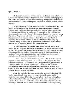 Strategic Training Task 3 - Strategic Training & Development Task 3 A ...