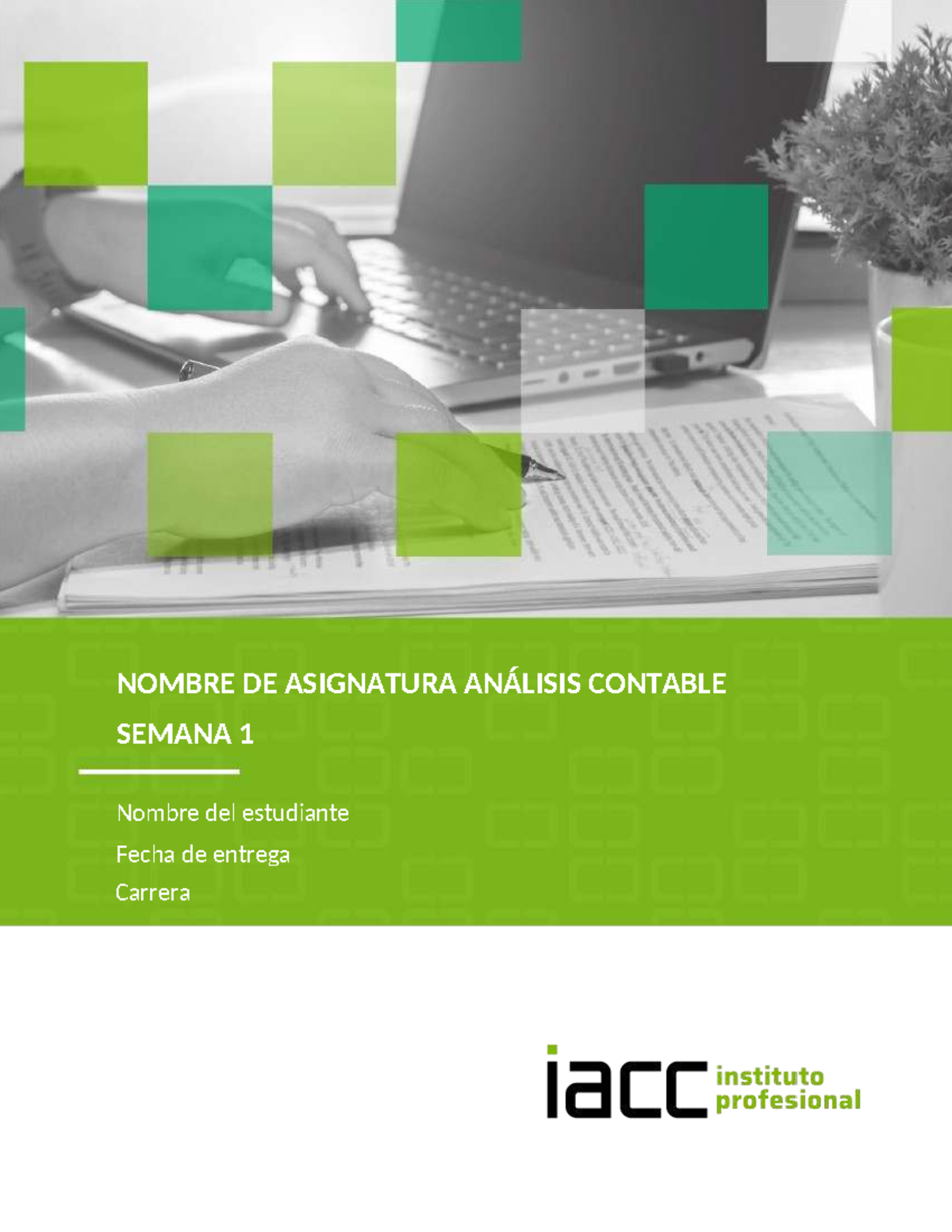 Análisis Contable IACC: Normativa y Plan de Cuentas - Semana 1 - Studocu