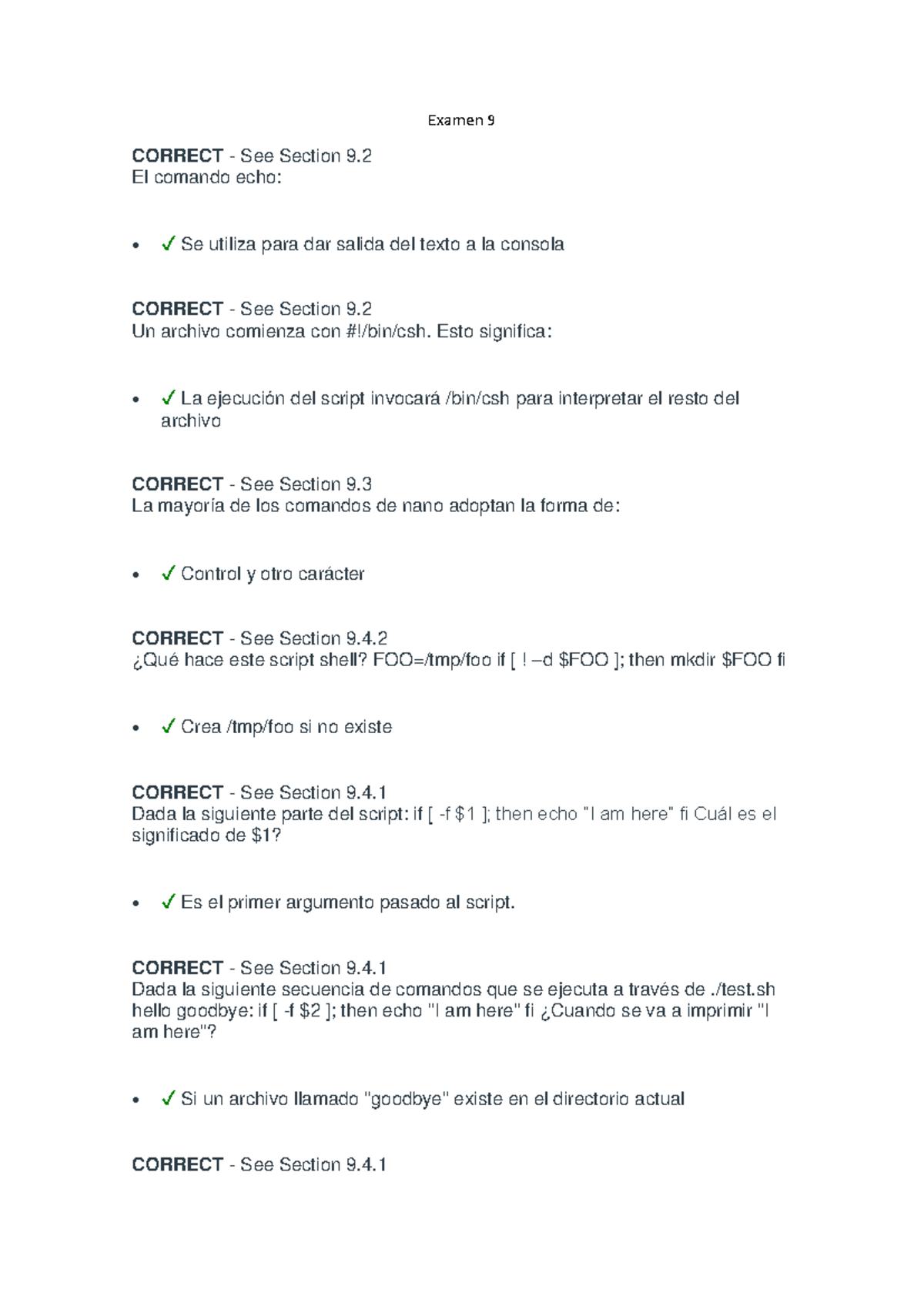 Examen Final de Linux: Cuestiones y Respuestas Esenciales - Studocu