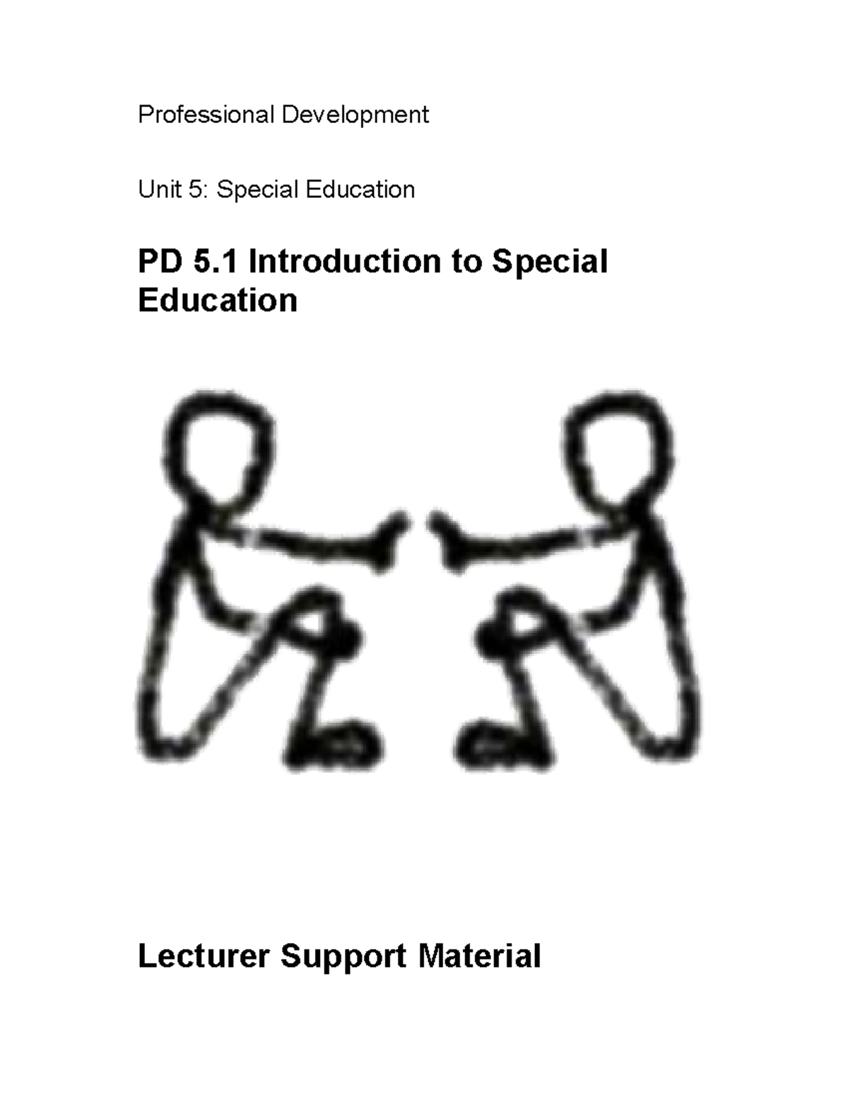Introduction to special education lecturer - The Support Material for ...