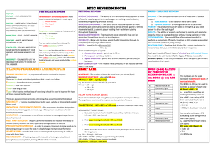 Sports Science - A2 - A Level - Sixth Form (A Levels) - Studocu