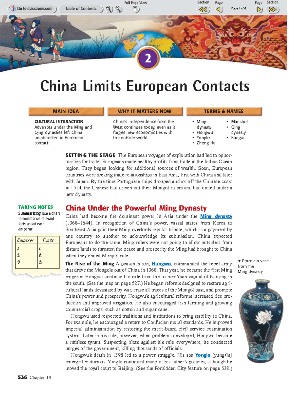 China's Rise and Isolation: The Ming and Qing Dynasties Overview - Studocu